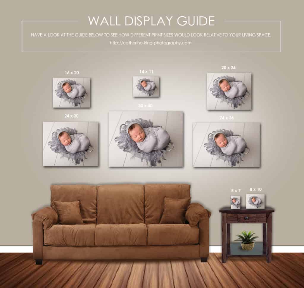 Tips for choosing the right size when displaying photographs